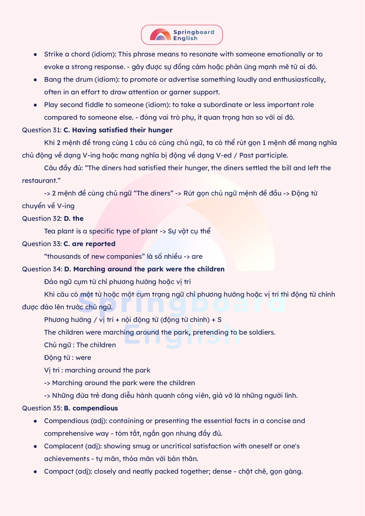 Đề thi chọn HSG Tiếng Anh lớp 12, Thanh Hóa 2023-2024 (Có giải thích ...